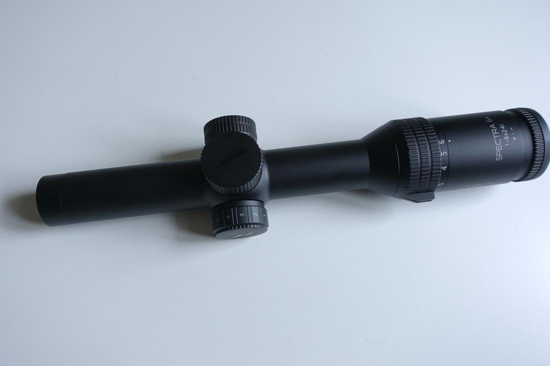 Test optique de la lunette de battue GPO Spectra 1-6x24