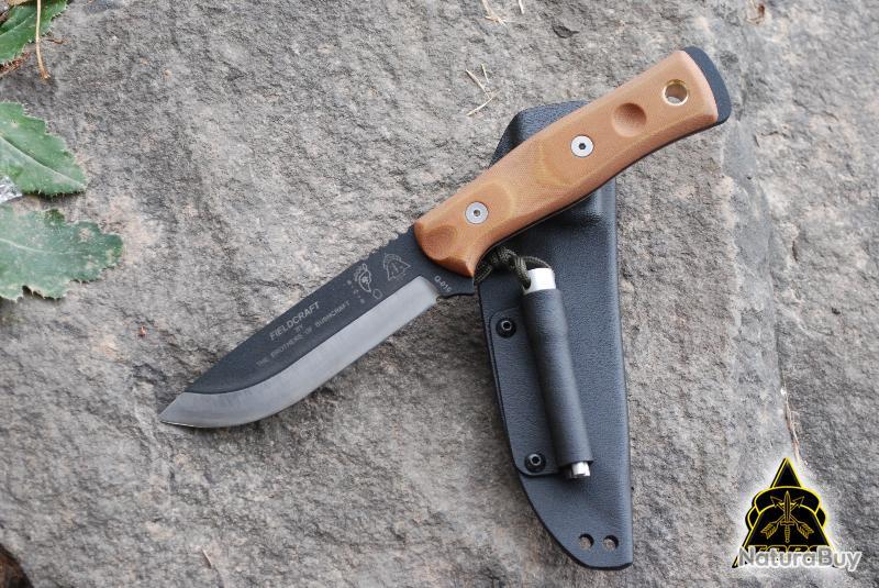 Couteau Bushcraft de Survie TOPS KNIVES B.O.B. Brothers of Bushcraft ...