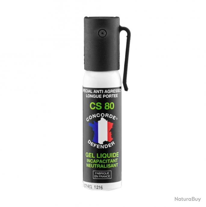 Bombe Anti-Agression GEL Lacrymogènes GEL CS 25 ml - Bombe lacrymogène ...