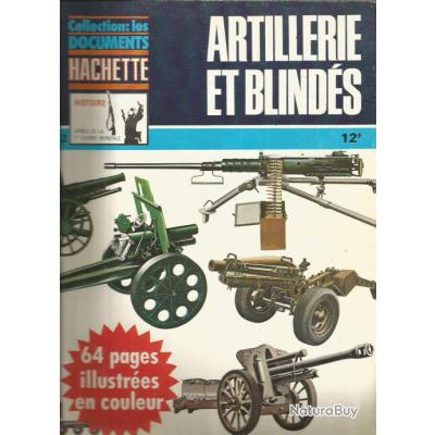 Les documents hachette n° 12 , artillerie et blindés - Livres sur les ...