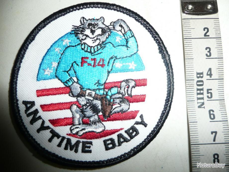 PATCH INSIGNE ANYTIME BABY F14 TOMCAT US AIR FORCE 1970PATCH INSIGNE ...
