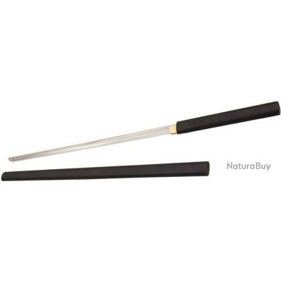 KATANA Japonais (Shirasaya) de ZATOICHI Noir Lame MARU - Epées (1980308)