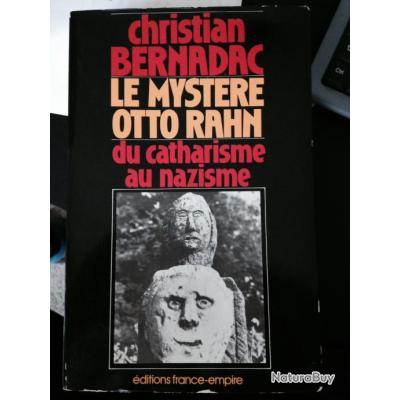 LIVRE "LE MYSTERE OTTO RAHN" DU CATHARISME AU NAZISME - Livres ...