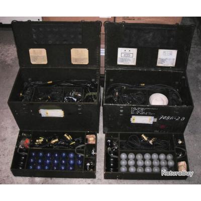 ORIGINAL AUTHENTIQUE US ARMY ELECTRIC LIGHTING EQUIPMENT SET WATERPROOF ...