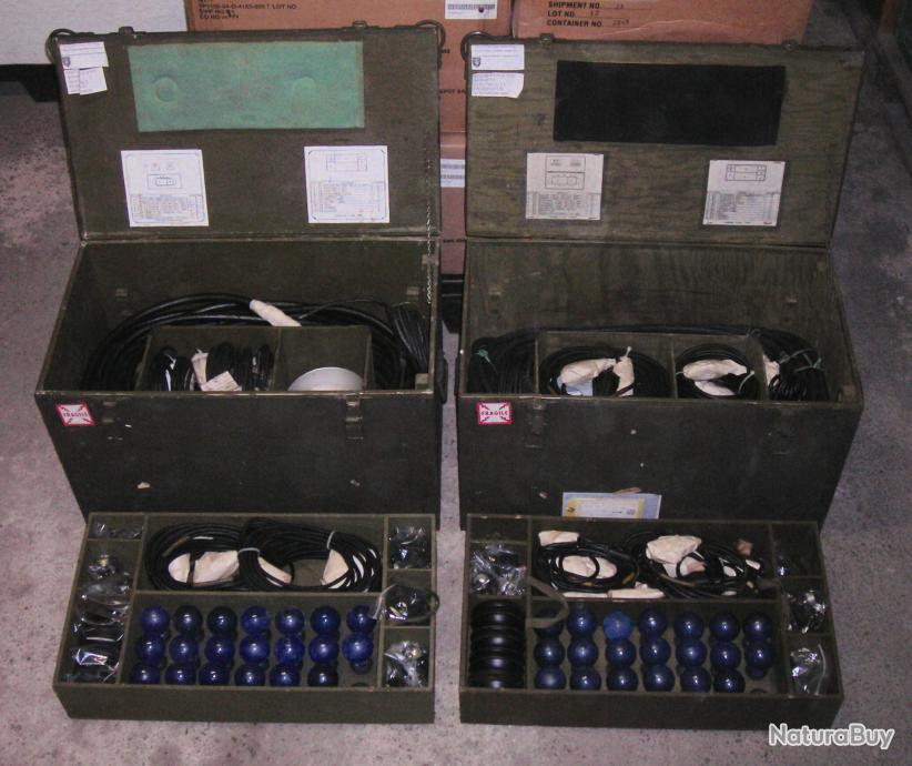 ORIGINAL AUTHENTIQUE US ARMY ELECTRIC LIGHTING EQUIPMENT SET WATERPROOF ...