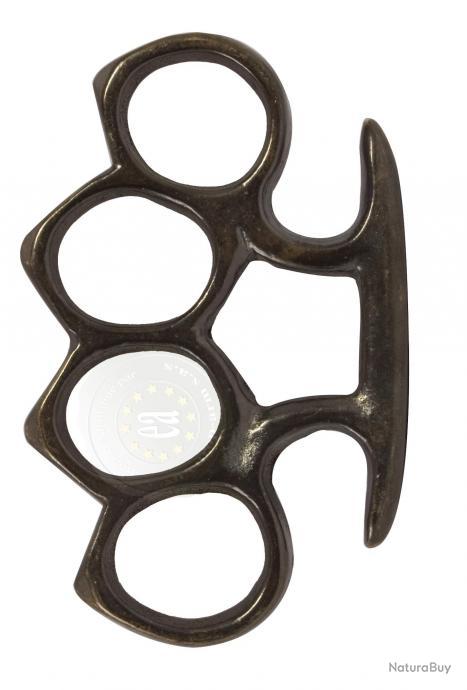 Collectionez ce Poing Américain Militaire POWER Oxydé avec pointe ...