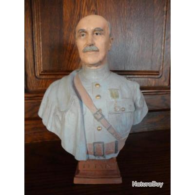 Buste de Maréchal 26 cm - Bronzes, statues et sculptures militaria ...
