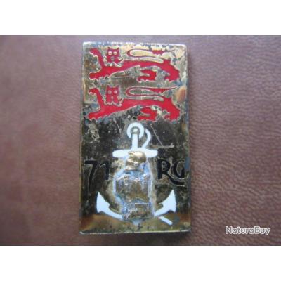 INSIGNE 71 RG (DISSOLUTION AVRIL 1997 ) - Insignes - Pucelles ...