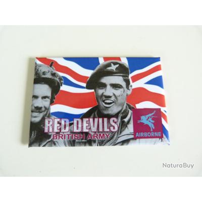 MAGNET "RED DEVILS BRITISH AIRBORNE" - Coupelles, plaques et médailles ...