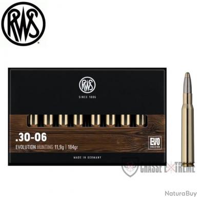 20 Munitions RWS Cal 30-06 Sprg 184gr EVO - Balles Calibre 30-06 (3770366)