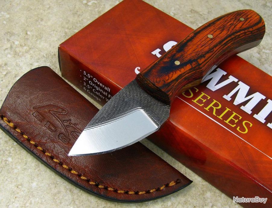 Couteau Fabrication Artisanale A partir d'une Lime Acier Carbone Manche ...
