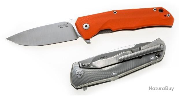 Couteau pliant Lionsteel G10 Orange TRE.GOR - Couteaux tactiques et de ...