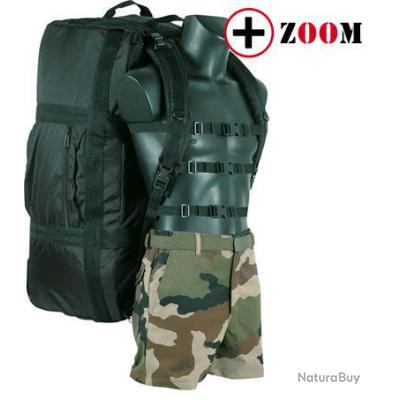 Sac à dos cargo militaire Patrol 110 litres, noir - Sac à dos (4025133)