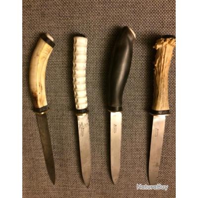 Quatre couteaux de collection - Couteaux droits et fixes (4507240)