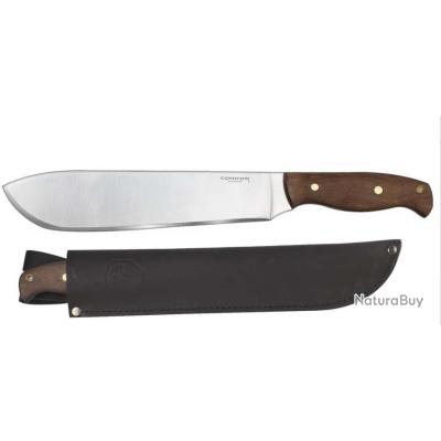 Couteau Condor Ironpath Bolo Lame Acier Carbone 1075 Manche Noyer Etui ...