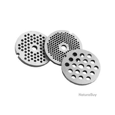 PLAQUE INOX HACHOIR H82 Trous Ø 16 mm - Hachoirs et bourreuses (5166287)