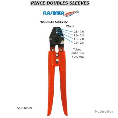 PINCE DOUBLES SLEEVES 260 MM FLASHMER - Pince - Lime - Coupe-fil - Outillage (5177811)