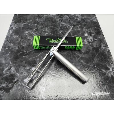 Couteau BenchMark Paratrooper Lame Acier Inox Manche Acier Brise Vitres ...