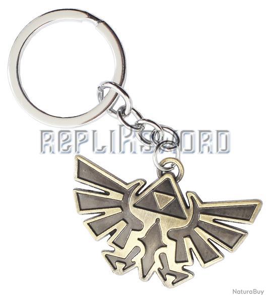 Porte Cle Zelda Tri Force Link Bijoux Acier Repliksword - Porte-clés ...