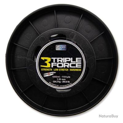 Asso Nylon Triple Force 294lb 1000m Gris Acier - Nylons - Tresses (5233997)