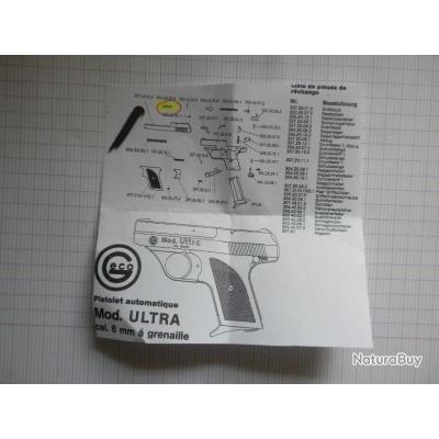 VENDU PAR CUIRASSIER11 EXTRACTEUR DE PISTOLET ALARME GECO ULTRA CALIBRE ...