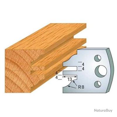Jeu de 2 fers profilés acier Ht.40 mm N°097 Leman - Toupie en arbre ...