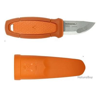 COUTEAU DE COU MORAKNIV ELDRIS 1.0 ORANGE - Couteaux droits et fixes ...