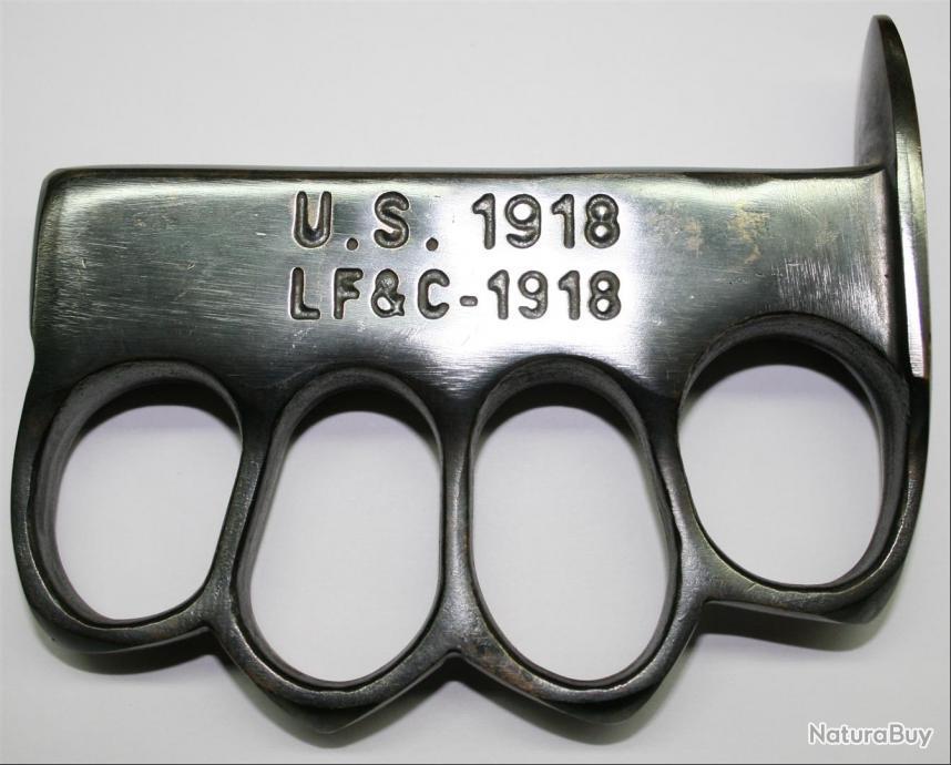 POING AMERICAIN MOD.US 1918 OXYDE - Poings américains (5592592)