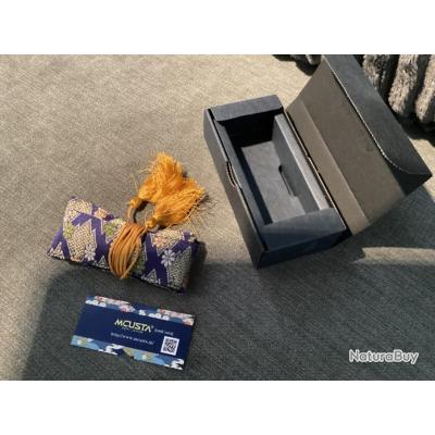 Superbe Couteau Japonais damassé de la marque MCUSTA - Couteaux à ...