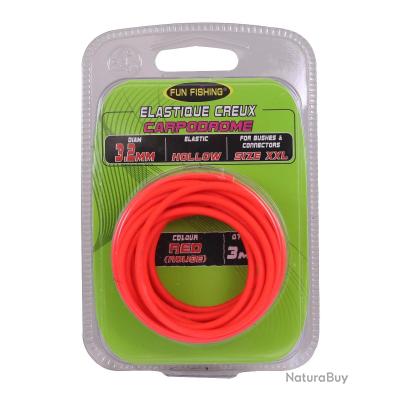 Élastique creux rouge 3m Fun fishing 3.20 - Elastiques (6338282)