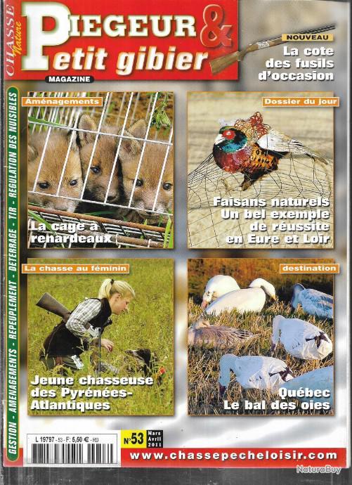 Piégeur et petit gibier n°53 cage à renardeaux, faisans, québec les ...