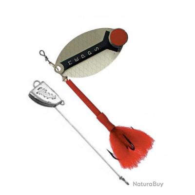 Cuiller Lusox argent pompon rouge mepps 2 - Cuillers Carnassiers (6342551)