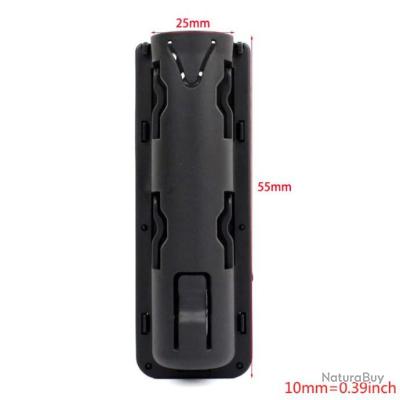 Etui Holster Porte Matraque Baton Télescopique Orientable Rotatif NEUF ...
