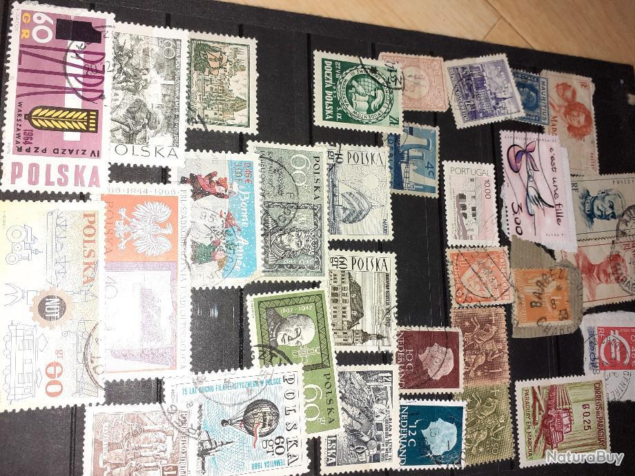 Collection de timbre complète nombreux timbres français et étrangers ...