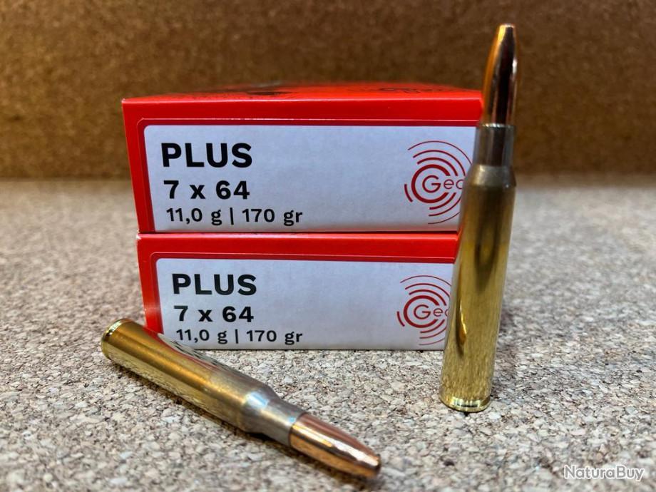 LOT DE 2 BOITES DE 20 CARTOUCHES GECO 7X64 PLUS 11GR - Balles Calibre ...