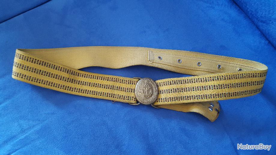 Ceinturon Officier Marine ? - Ceinturons et brelages militaria (6465618)