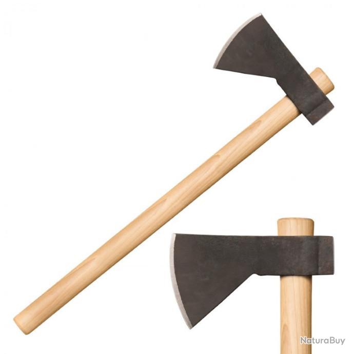 Hache Tomahawk Cold Steel Hudson Bay Axe Carbone 1055 Manche Hickory ...