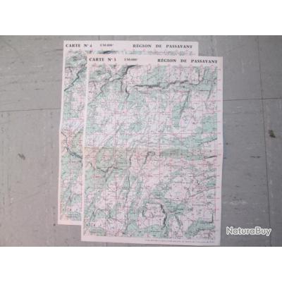 CARTE ETAT MAJOR PASSAVANT - Cartes géographiques militaires (6534455)