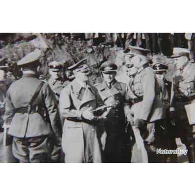 PHOTO DU CHANCELIER HITLER DES FORTIFICATIONS DE L OUEST 1938 - Photos ...