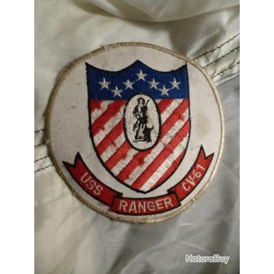 PATCH USS RANGERS CV-61 (porte-avions US Navy) - Insignes en tissu ...