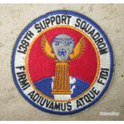 Patch US Air Force 139th Support Squadron Années 1950 - Insignes en ...