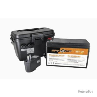 Kit Batterie rechargeable SpyPoint 12V 7.0Ah - Accessoires pour caméra ...