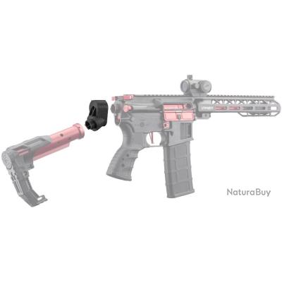 ADAPTATEUR DROP STOCK 20° POUR M4 AEG OR - Crosse Airsoft (7017010)