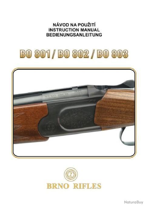 Notice fusil BRNO MIXTE 801 802 803 (envoi par mail) - VENDU PAR ...