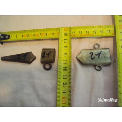 (gar 21) bouterolle et chape de fourreau sabre glaive ou épée, couteau ...