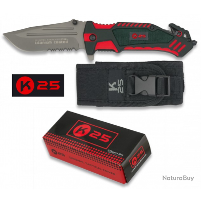 Couteau RUI TITANIUM COATED Lame 8.5 cm19764071 - Couteaux tactiques et ...