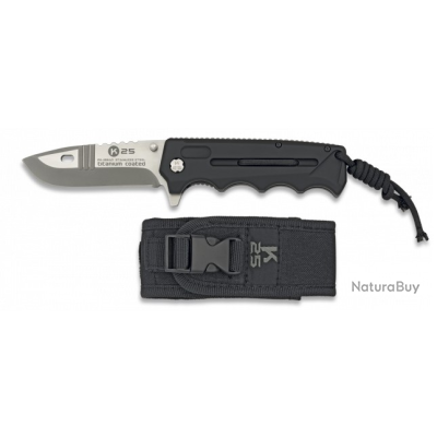 Couteau pliant cordon noir Lame 9.3 cm 19942071 - Couteaux tactiques et ...