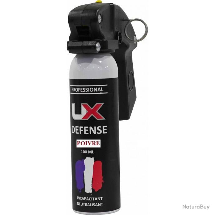 Bombe pistolet Anti-Agression GEL POIVRE 100 ml - Bombe lacrymogène à ...