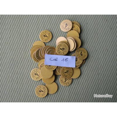 Rondelles carton calibre 16 No 4 ou neutre . - Bourres, cartons ...