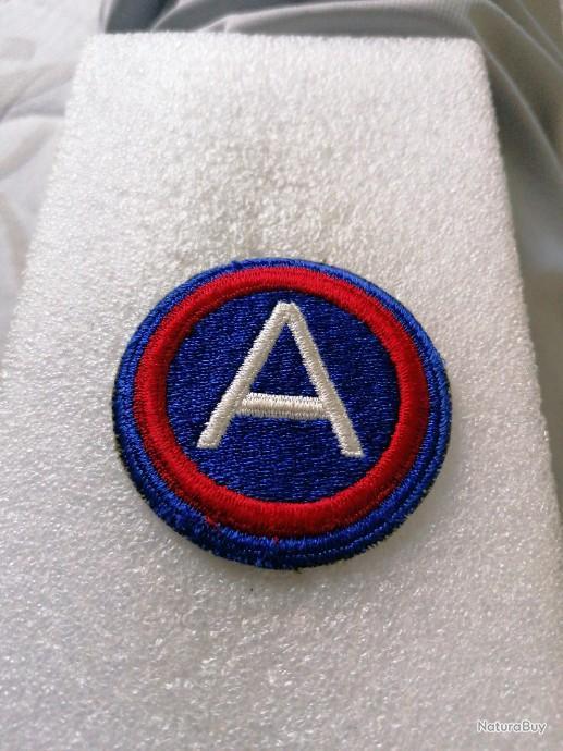 Patch armée us 3RD ARMY PATTON NORMANDIE ww2 original 1 - Insignes en ...